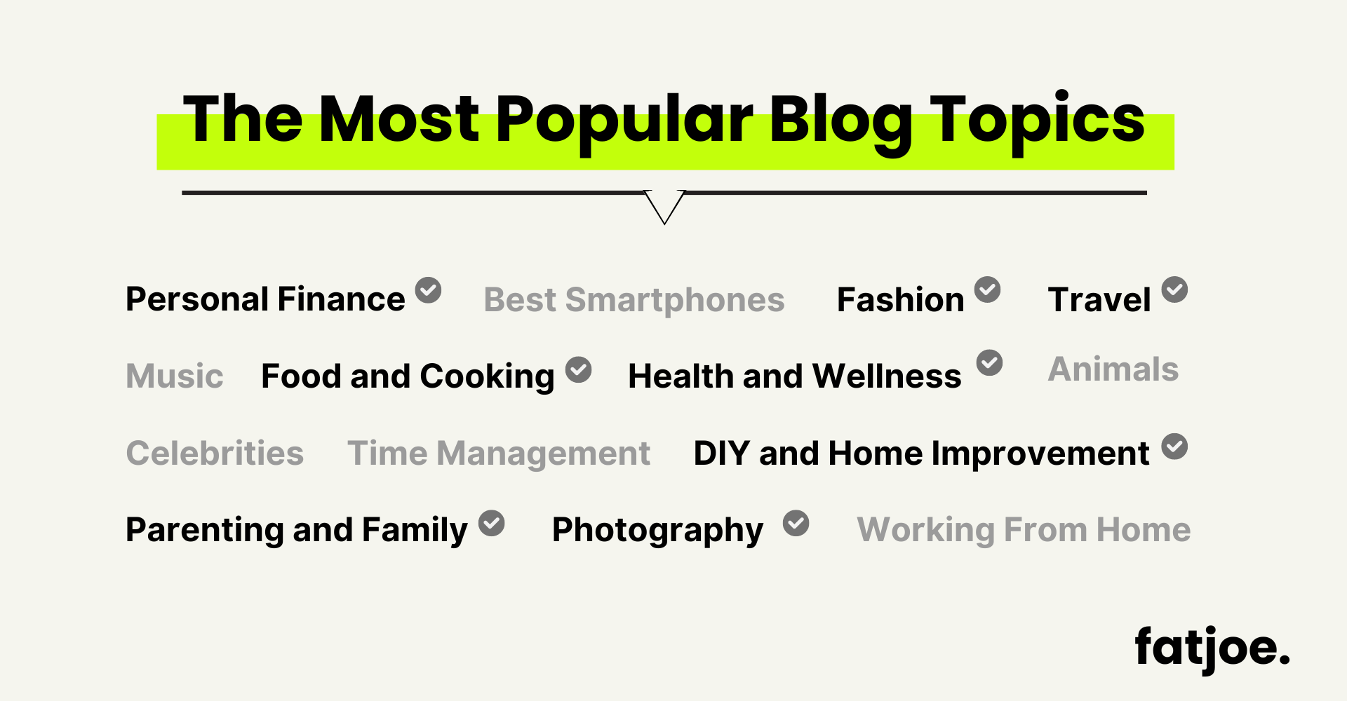 The 8 Most Popular Blog Topics To Write About - fatjoe.